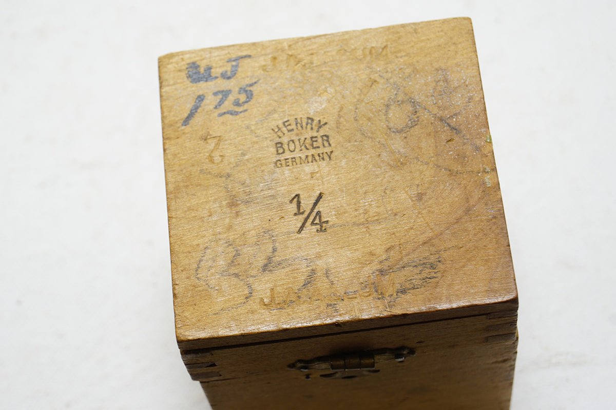 COMPLETE HENRY BOKER NUMBER PUNCH SET - 1/4" – Ted Dawson Antique Tools