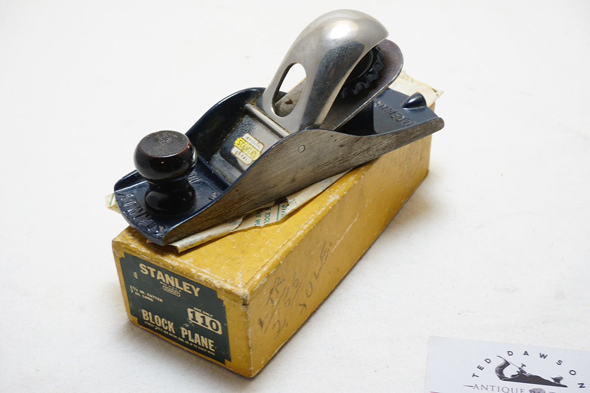 MIB STANLEY NO. 110 BLOCK PLANE - MADE IN USA – Ted Dawson Antique Tools