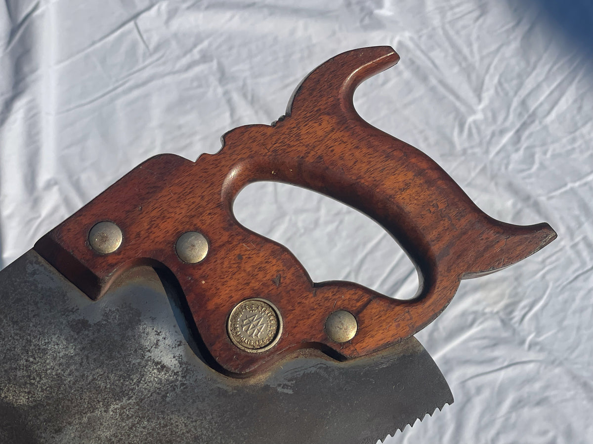 FINE E. C. ATKINS RIP SAW WITH WALNUT HANDLE - 26 1/2", 6 TPI – Ted ...