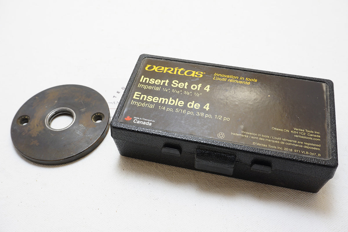 VERITAS INSERT SET OF 4 IMPERIAL DOWEL FORMERS + MOUNTING PLATE – Ted ...