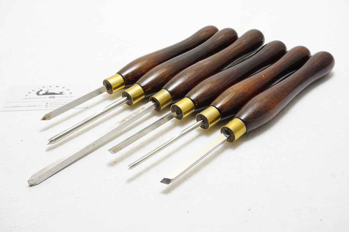 NOS SET OF 6 HENRY TAYLOR DIAMIC HSS MINIATURE TURNING TOOLS – Ted ...