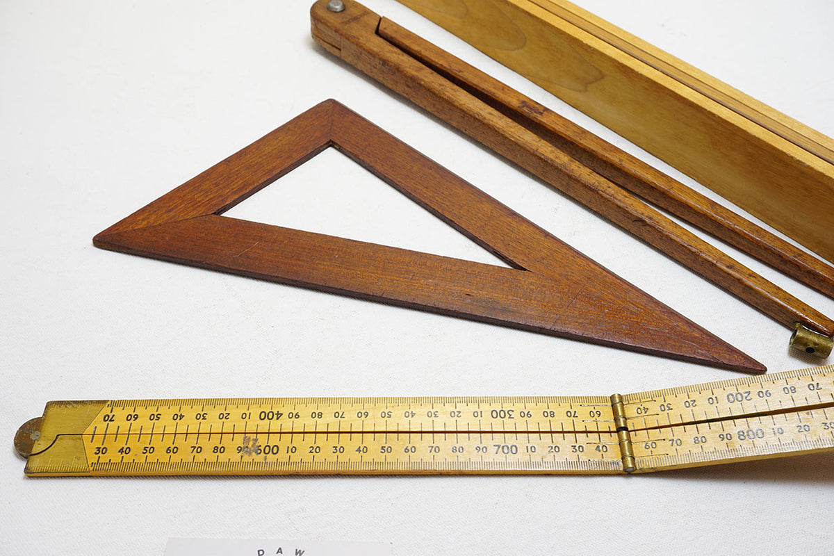 GREAT WORKING SET OF 4 LARGE DRAFTING / LAYOUT TOOLS – Ted Dawson ...