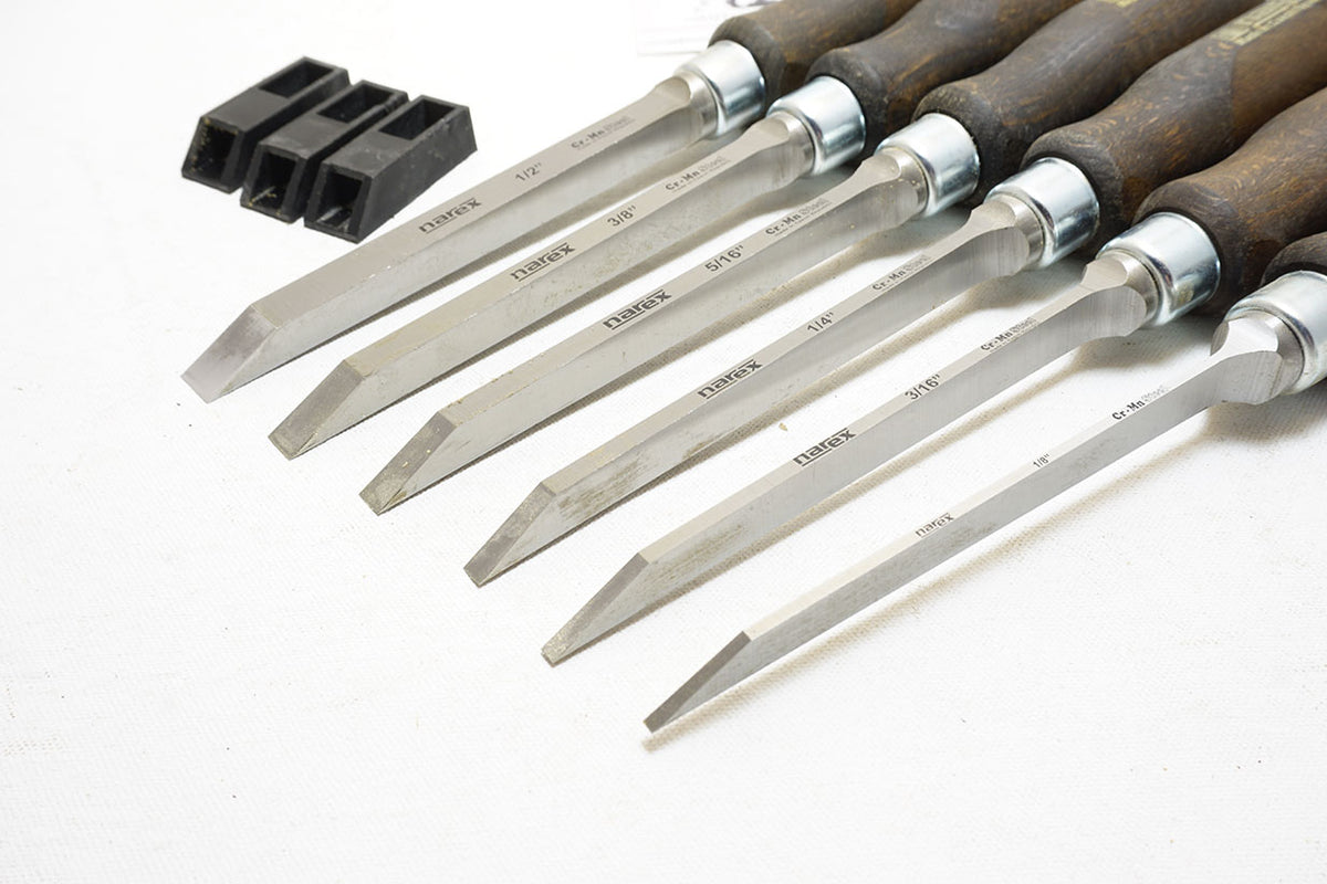 LIKE NEW SET OF 6 NAREX MORTISE CHISELS - 1/8" ~ 1/2" – Ted Dawson ...