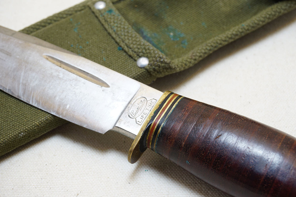 EXTRA FINE 'PREMIER LIFE TIME' H19 FIXED BLADE KNIFE WITH SHEATH – Ted ...
