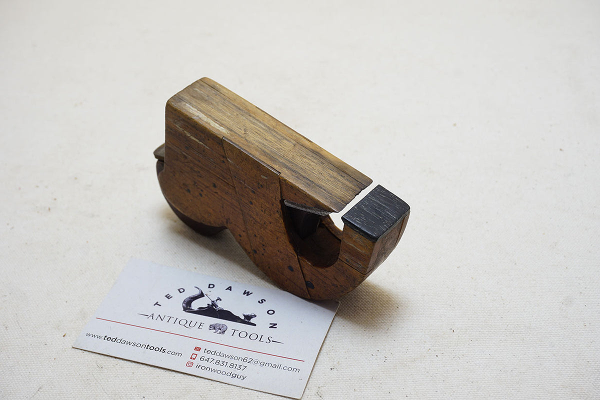 WONDERFUL MINIATURE WOODEN BULLNOSE RABBET PLANE – Ted Dawson Antique Tools