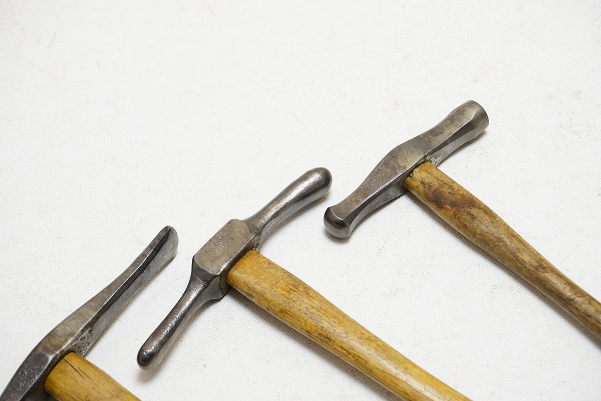 FINE SET OF 3 DIXON PLANISHING OR REPOUSSE HAMMERS - SILVERSMITH – Ted ...