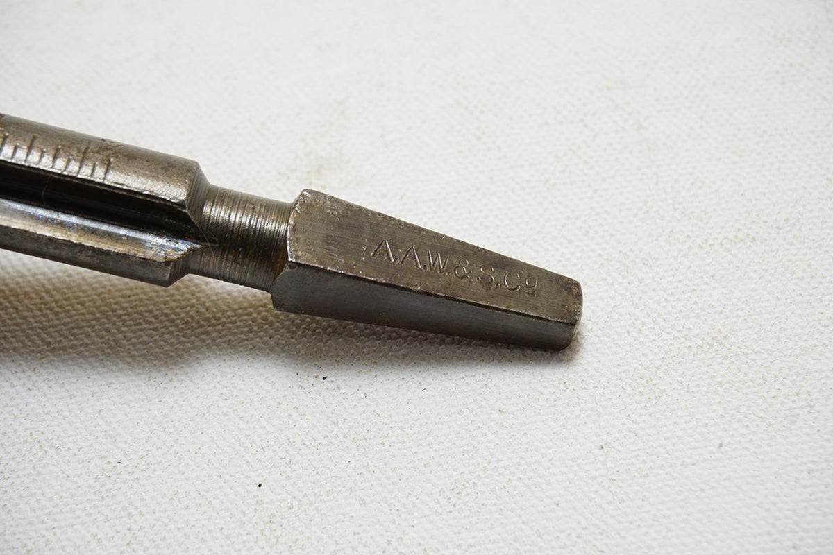 FINE A. A. WOODS ADJUSTABLE SPOKE POINTER – Ted Dawson Antique Tools