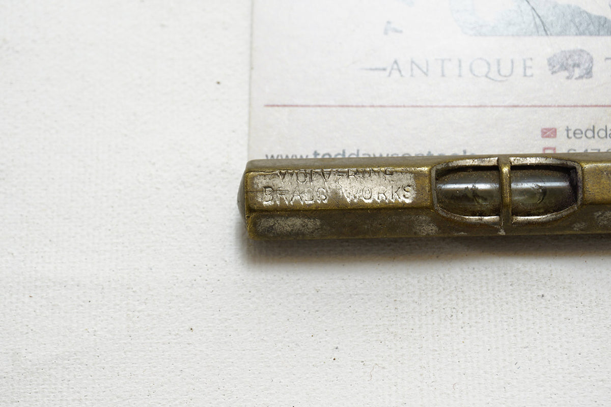 UNCOMMON HEXAGONAL 3" LEVEL - WOLVERINE BRASS WORKS – Ted Dawson ...