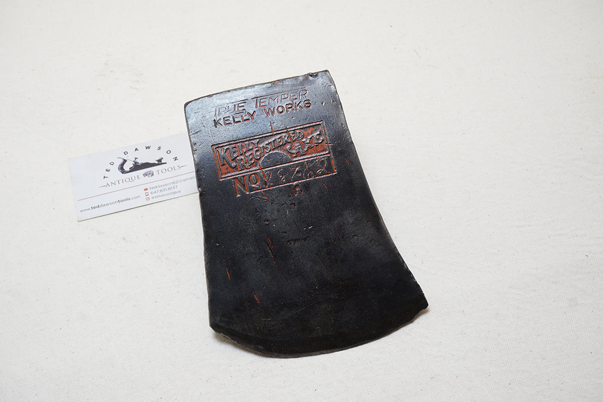 EARLY KELLY REGISTERED AXE 28762 WITH DEEP CLEAR ETCH – Ted Dawson ...