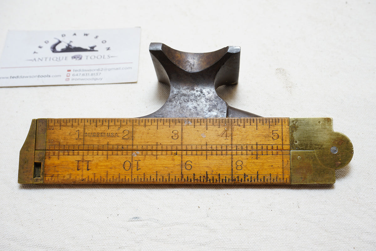 FINE STANLEY NO. 36 1/2 CALIPER FOLD RULE - STAMPED SECOND – Ted Dawson ...