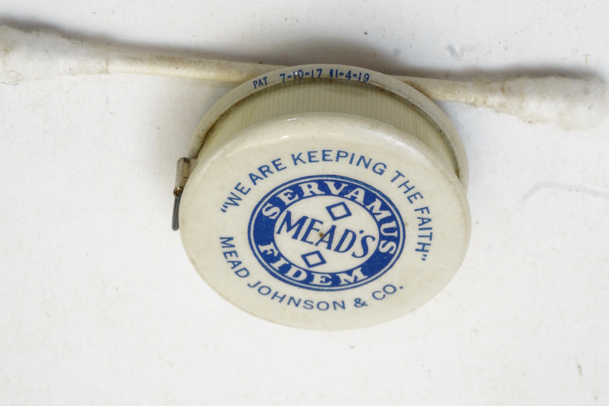 FINE MEAD ADVERTISING TAPE MEASURE - PATENT 1917, 1918 – Ted Dawson ...