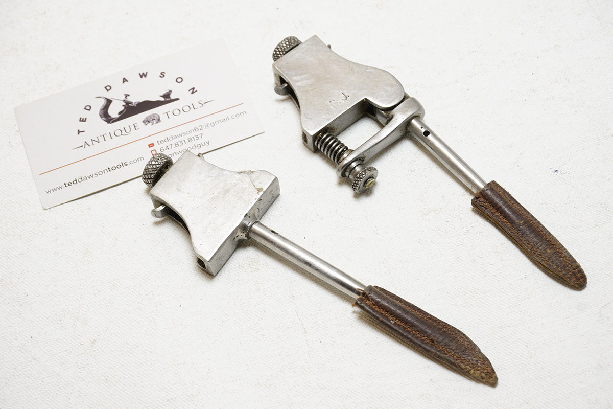 FINE ADJUSTABLE TRAMMEL POINTS - MACHINIST MADE – Ted Dawson Antique Tools