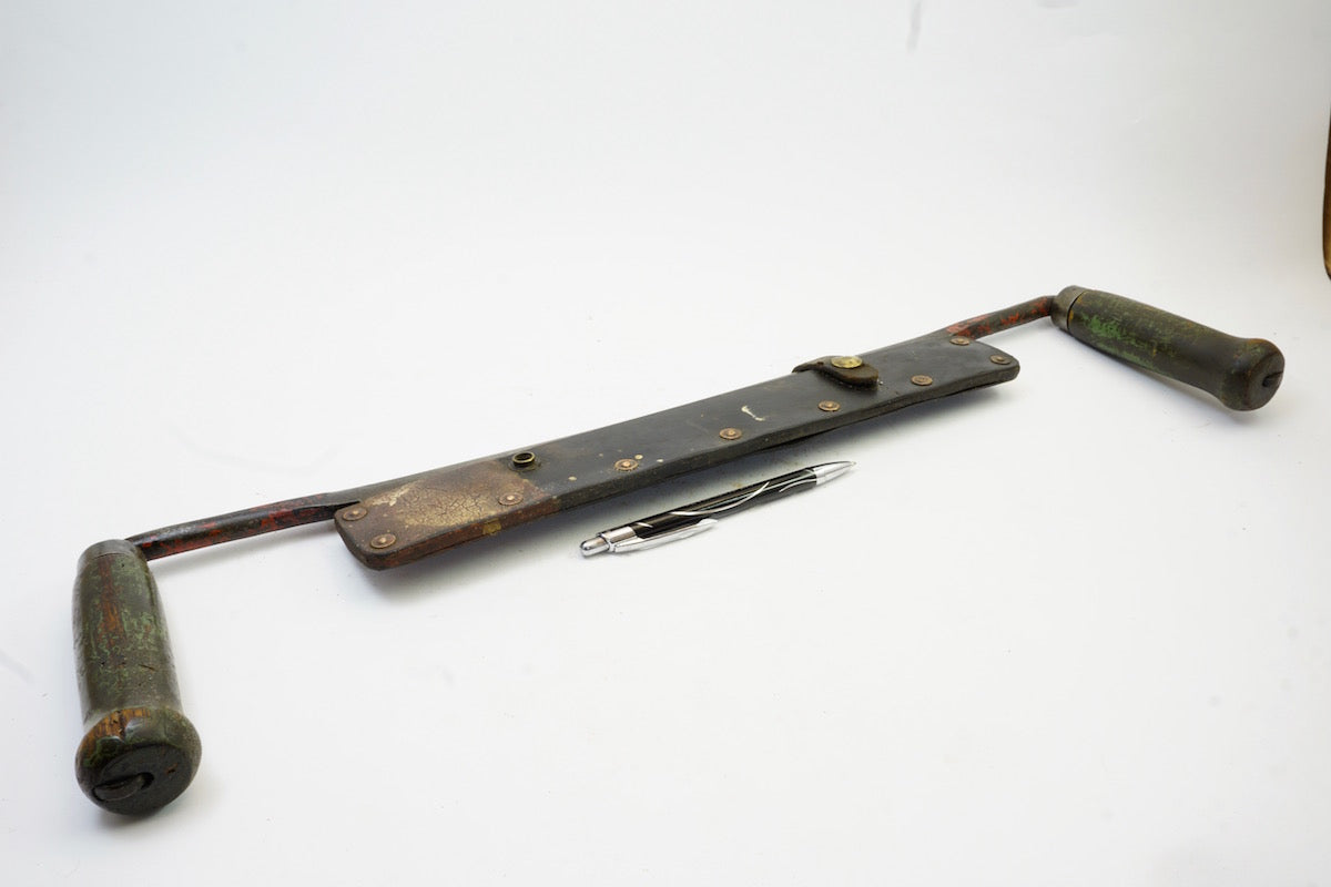 FINE MASSIVE 22" GREENLEE DRAW KNIFE WITH LEATHER SHEATH – Ted Dawson ...