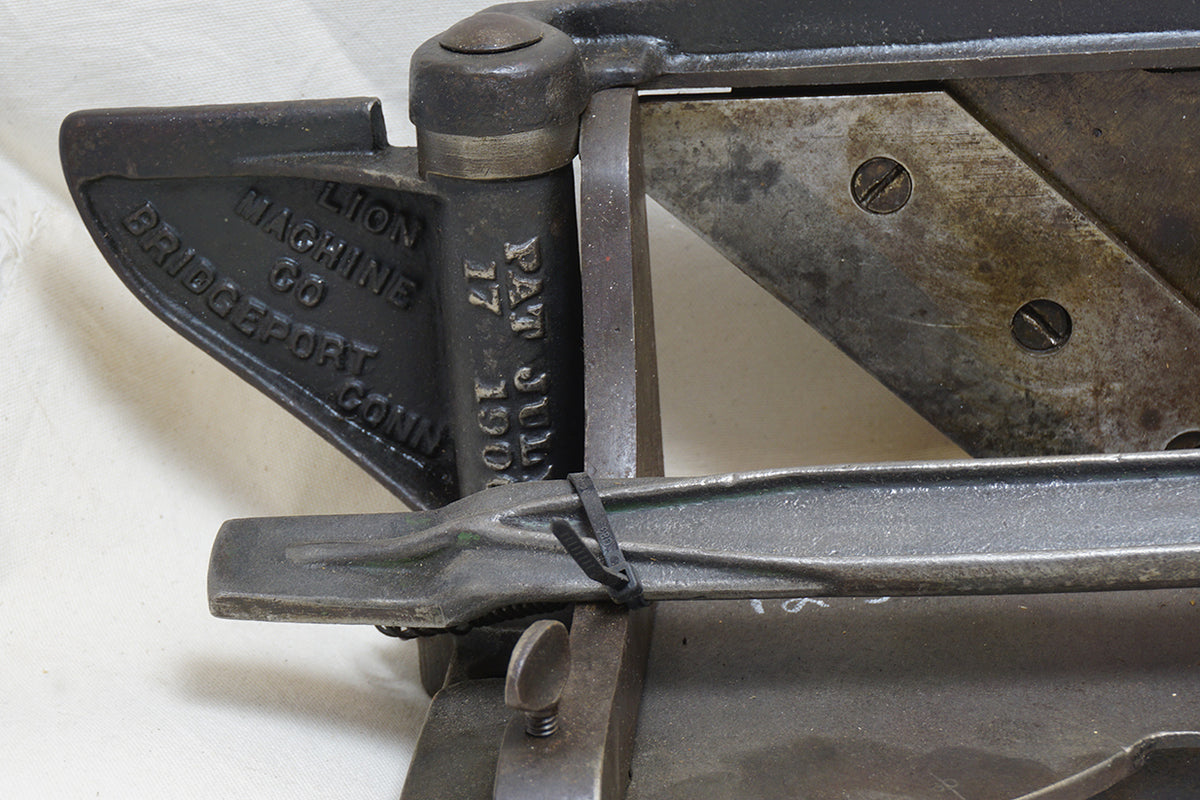 FINE & COMPLETE LION MACHINE MFG NO. 4 UNIVERSAL MITER TRIMMER – Ted ...