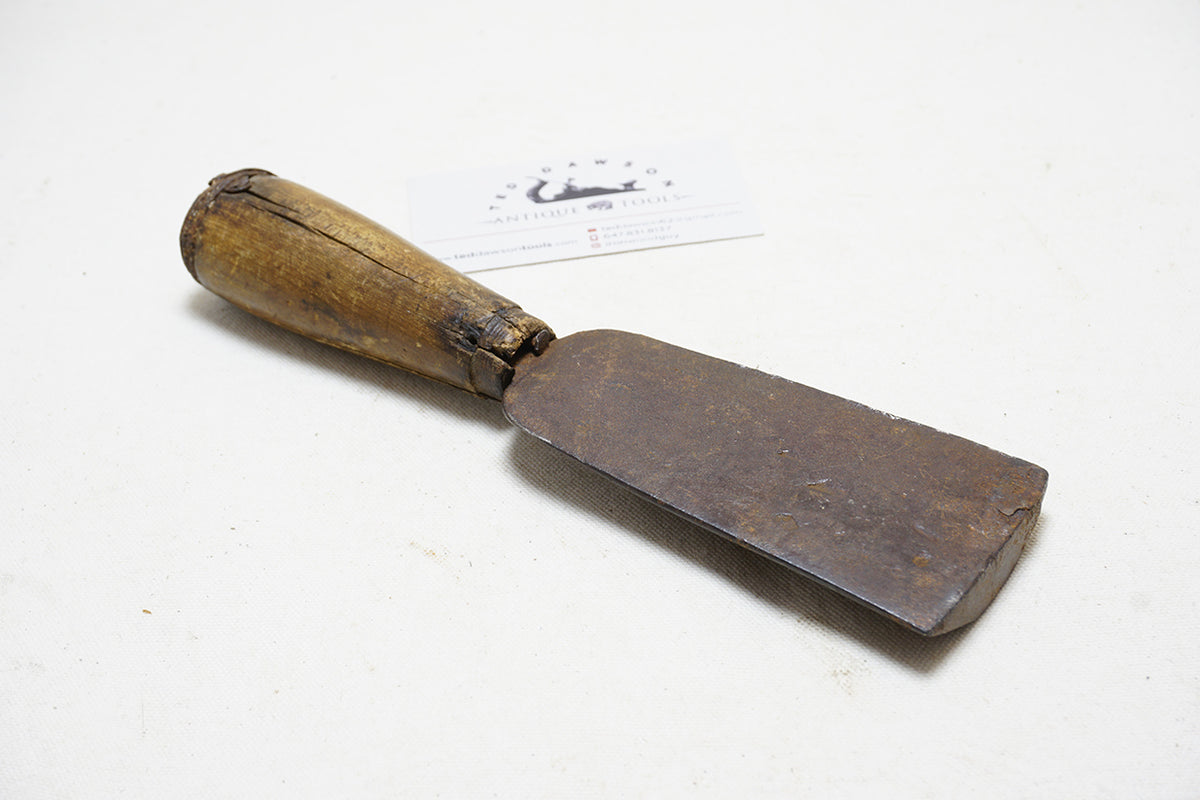 EARLY AND RARE BROOM MAKERS HAMMER / POUNDER – Ted Dawson Antique Tools