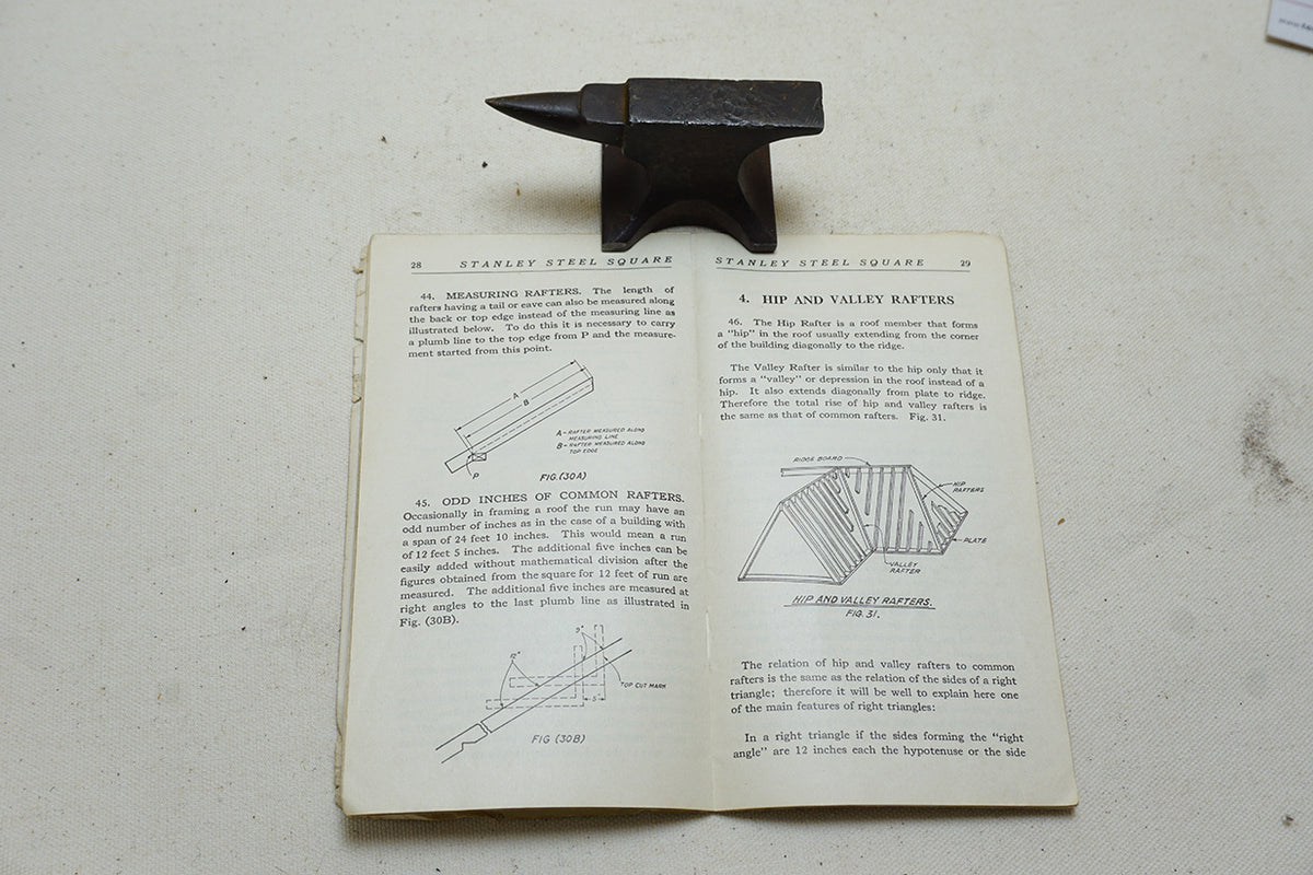 STANLEY RAFTER AND FRAMING SQUARES BOOKLET - 1939 – Ted Dawson Antique ...