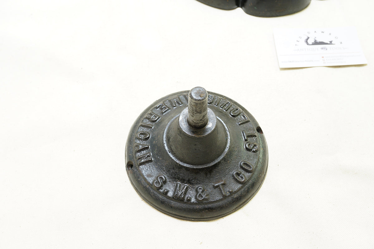 EXTRA FINE S. M. & T. CO. CAST IRON ROTATING STORE DISPLAY MAGAZINE RA ...