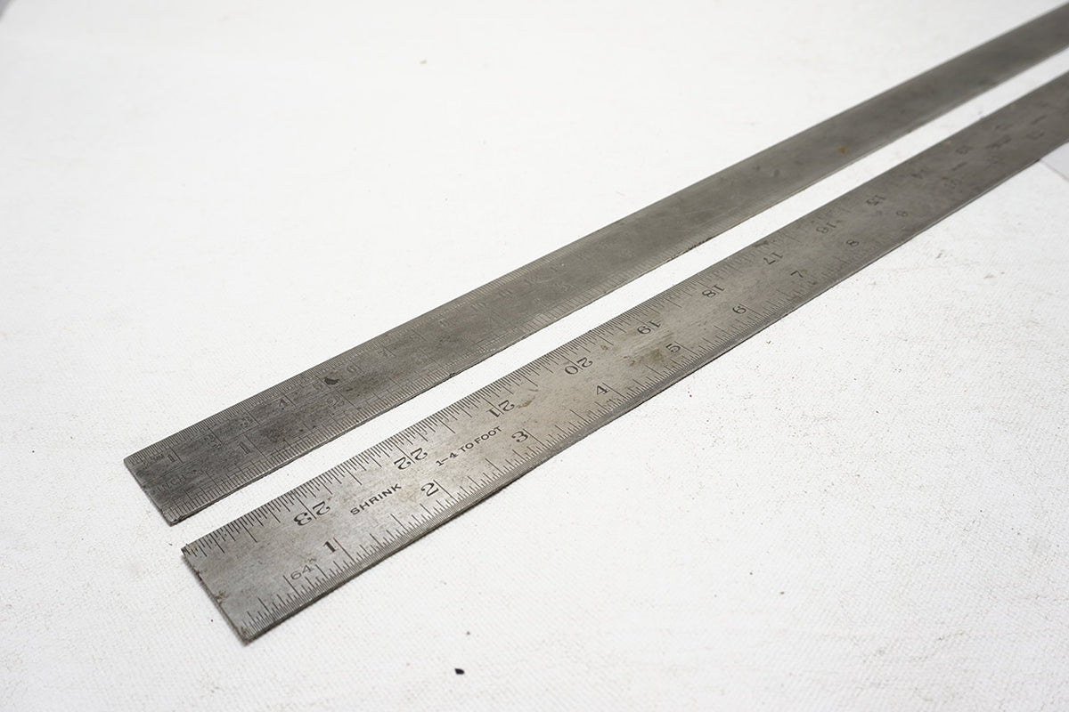 LUFKIN NO. 83G 2FT SHRINKAGE RULE + FINE EARLY BENCH RULE – Ted Dawson ...