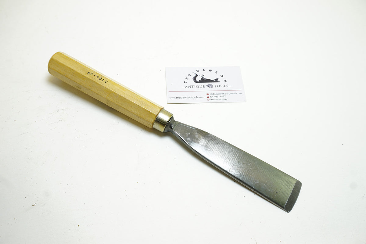 VERY FINE KIRSCHEN TWO CHERRIES SWEEP #4 STRAIGHT GOUGE - 1 3/8" / 35M ...