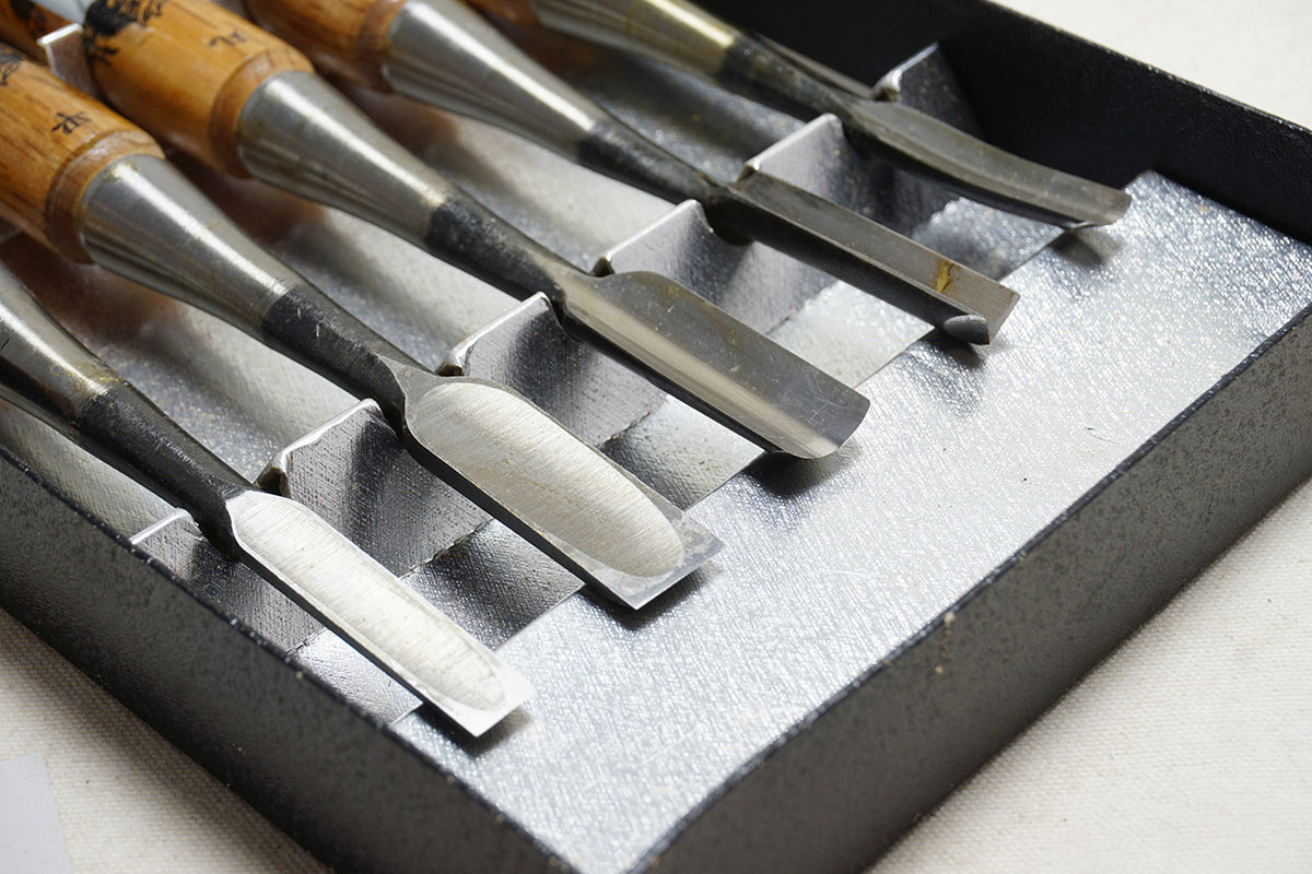 LIKE NEW VINTAGE SET OF 5 YOSHIHIRO CARVING CHISELS - 9mm ~ 15mm – Ted ...