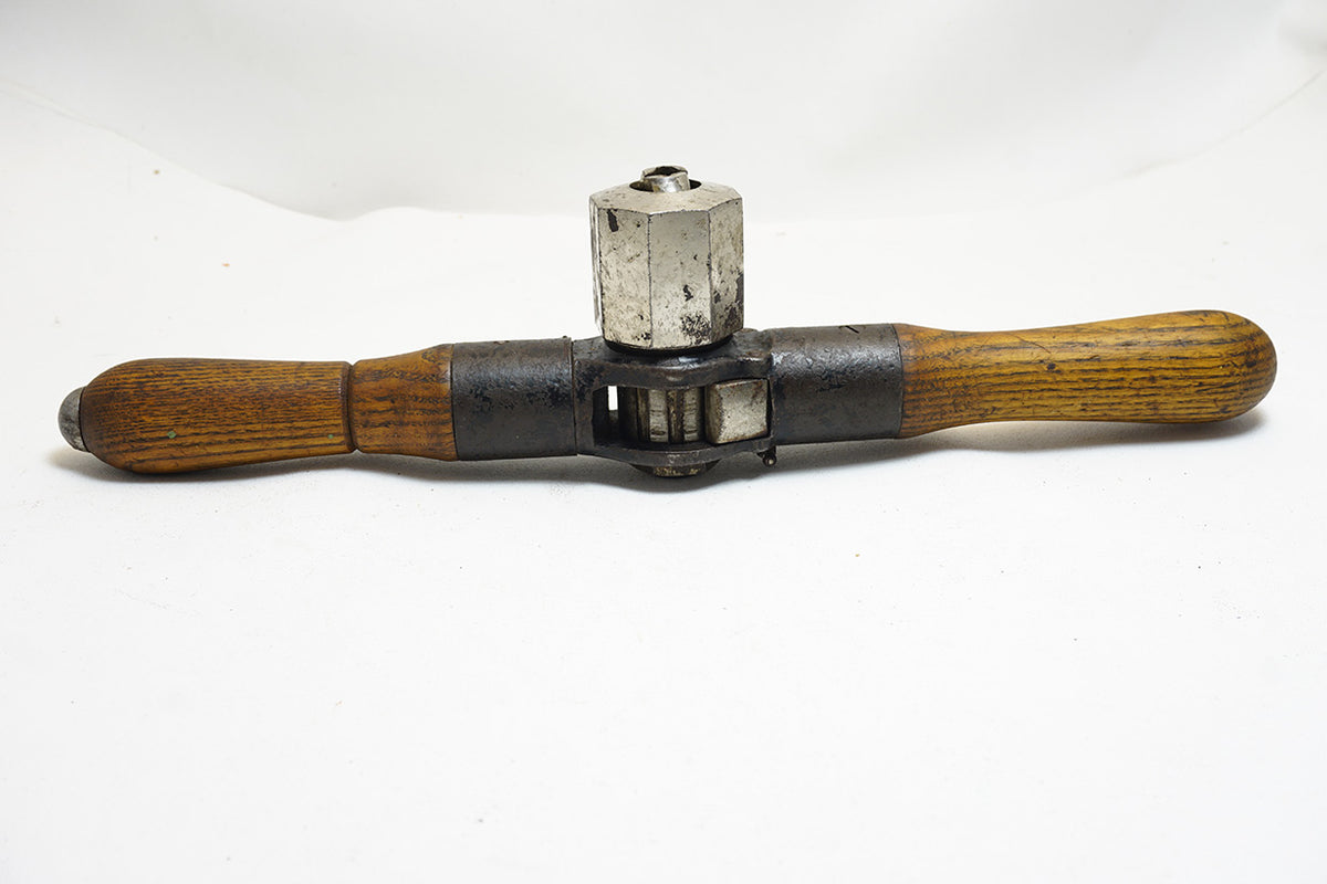 NICKEL PLATED MILLERS FALLS NO. 4 RATCHETING AUGER HANDLE – Ted Dawson ...