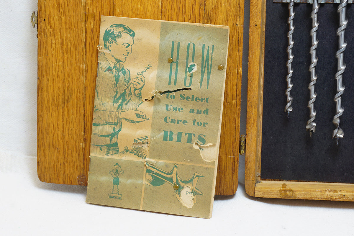 MIB IRWIN SET OF 6 AUGER BITS - 1/4" ~ 3/4" – Ted Dawson Antique Tools