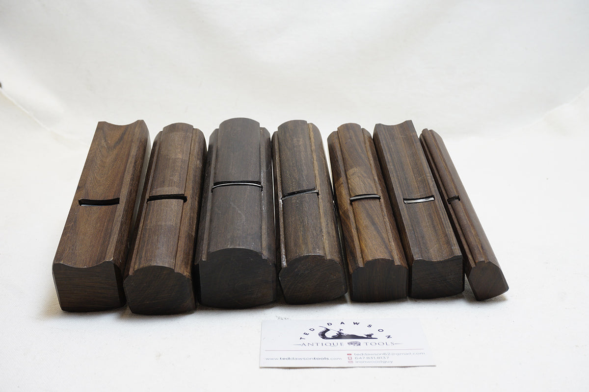 LIKE NEW SET OF 7 EBONY MUJINGFANG ASSORTED HOLLOWS & ROUNDS – Ted ...
