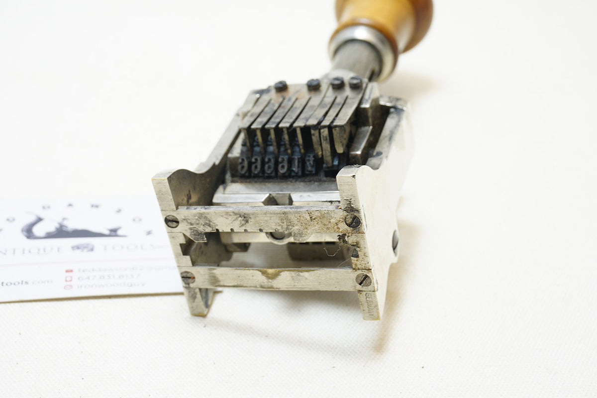 VINTAGE SELF-INKING AUTOMATIC NUMBERING MACHINE - GERMANY – Ted Dawson ...