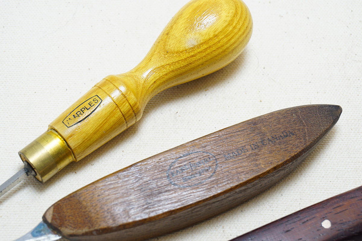 LOT OF 3 CARVING TOOLS – Ted Dawson Antique Tools