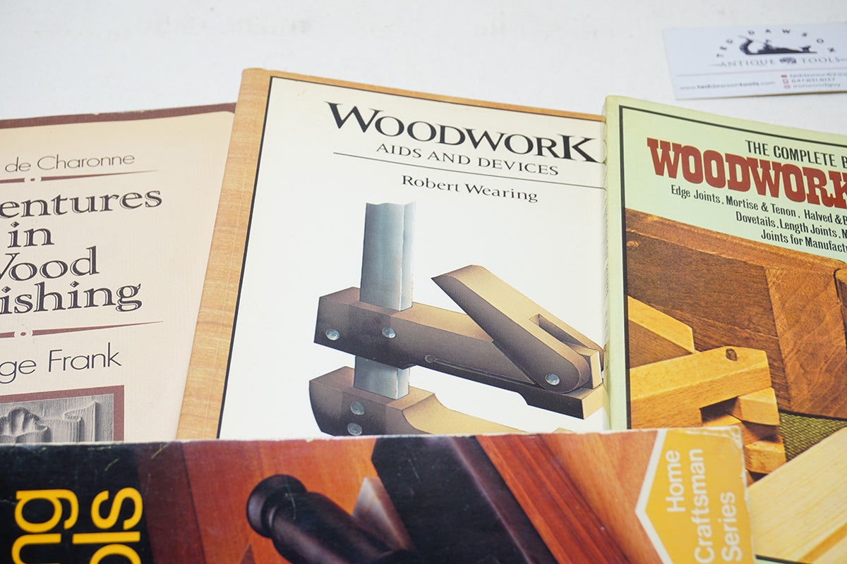 4 PRACTICAL WOODWORKING BOOKS – Ted Dawson Antique Tools