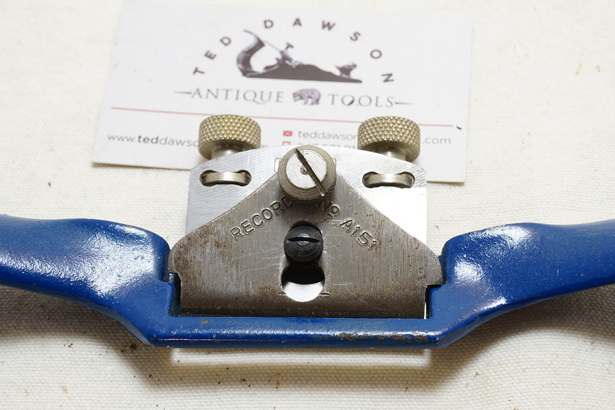MINT RECORD NO. A151 ROUND BOTTOM SPOKESHAVE – Ted Dawson Antique Tools
