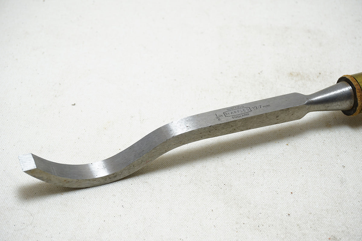 NOS HEAVY MARPLES 1/2" SWAN NECK MORTISE CHISEL – Ted Dawson Antique Tools