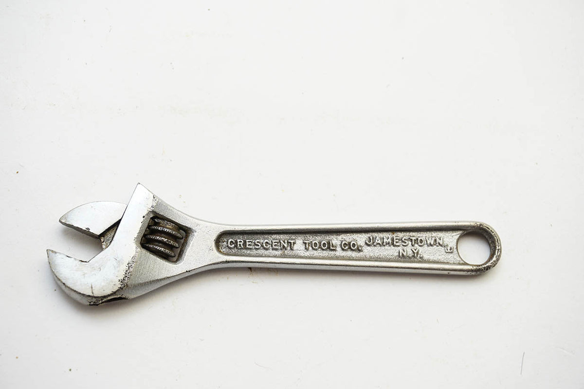 EARLY 4" CRESCENT TOOL CO. ADJUSTABLE WRENCH - CRESTOLOY – Ted Dawson ...