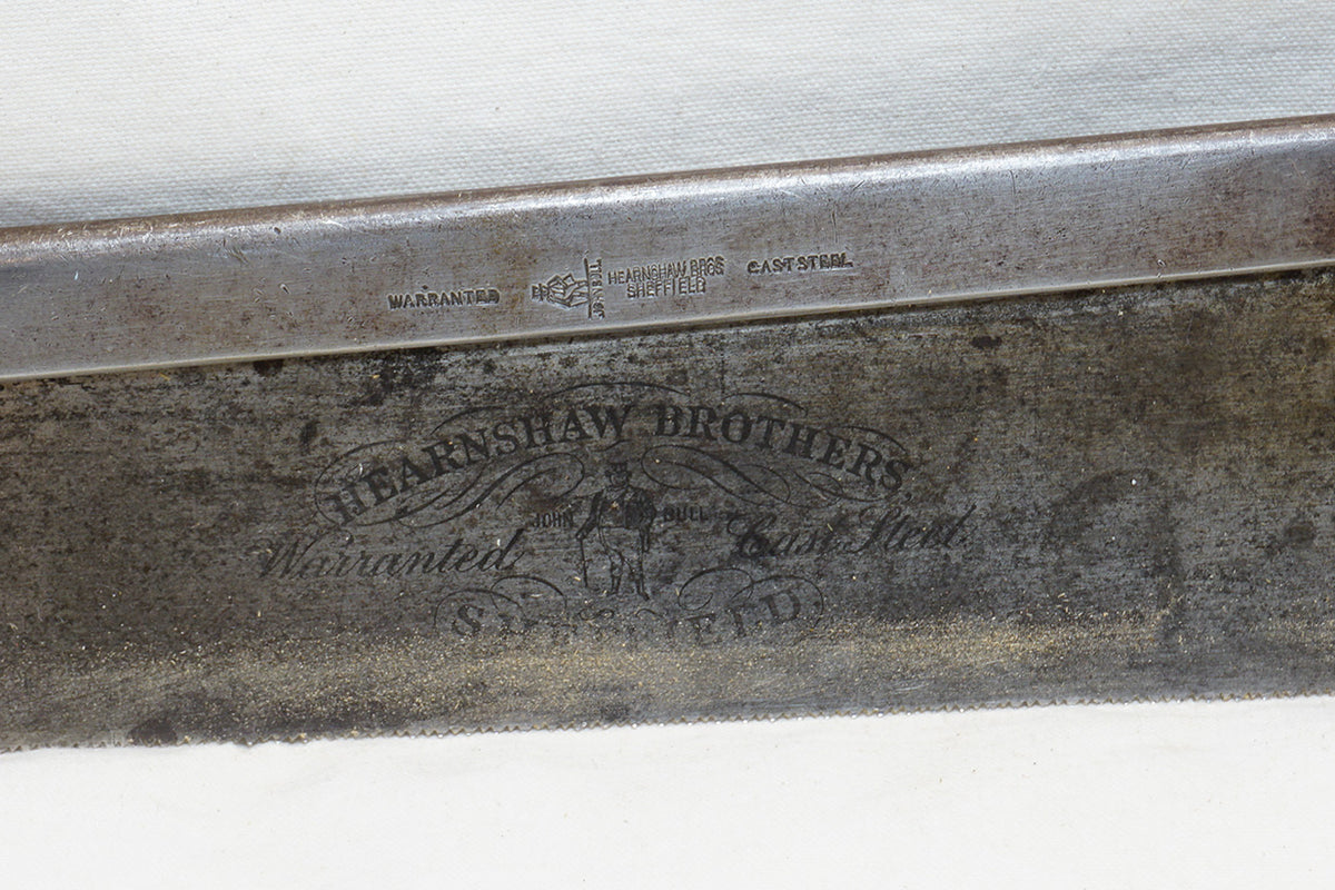 LOVELY HEARNSHAW BROS. EARLY SPLIT NUT BACK SAW - 12" 14 TPI – Ted ...