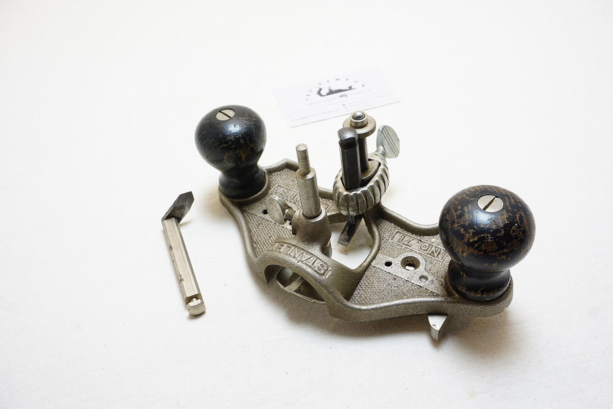 EXCELLENT WORKING STANLEY NO. 71 ROUTER PLANE - TWO IRONS – Ted Dawson ...