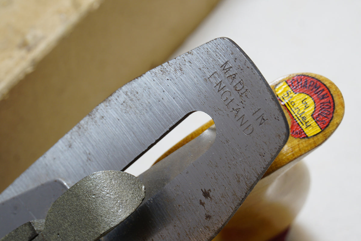 LIKE NEW STANLEY "CHAPMAN TOOLS" ACORN SMOOTH PLANE - MADE IN ENGLAND ...