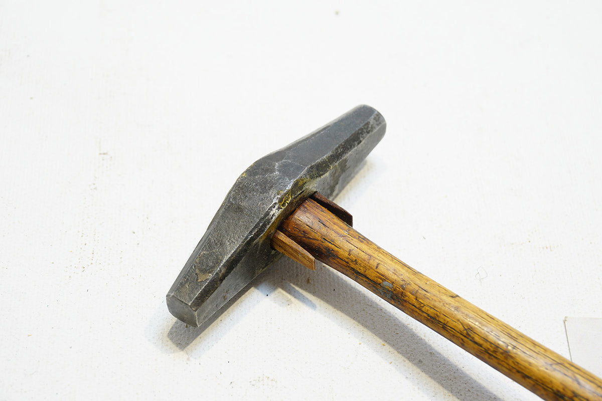 GREAT HANDFORGED HAMMER HEAD ON LONG EXTENDED HANDLE – Ted Dawson ...