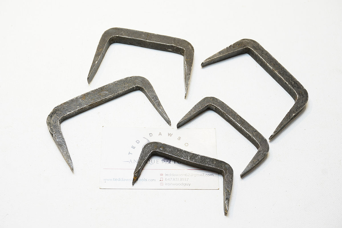 GREAT LOT OF 5 PINCH DOGS – Ted Dawson Antique Tools