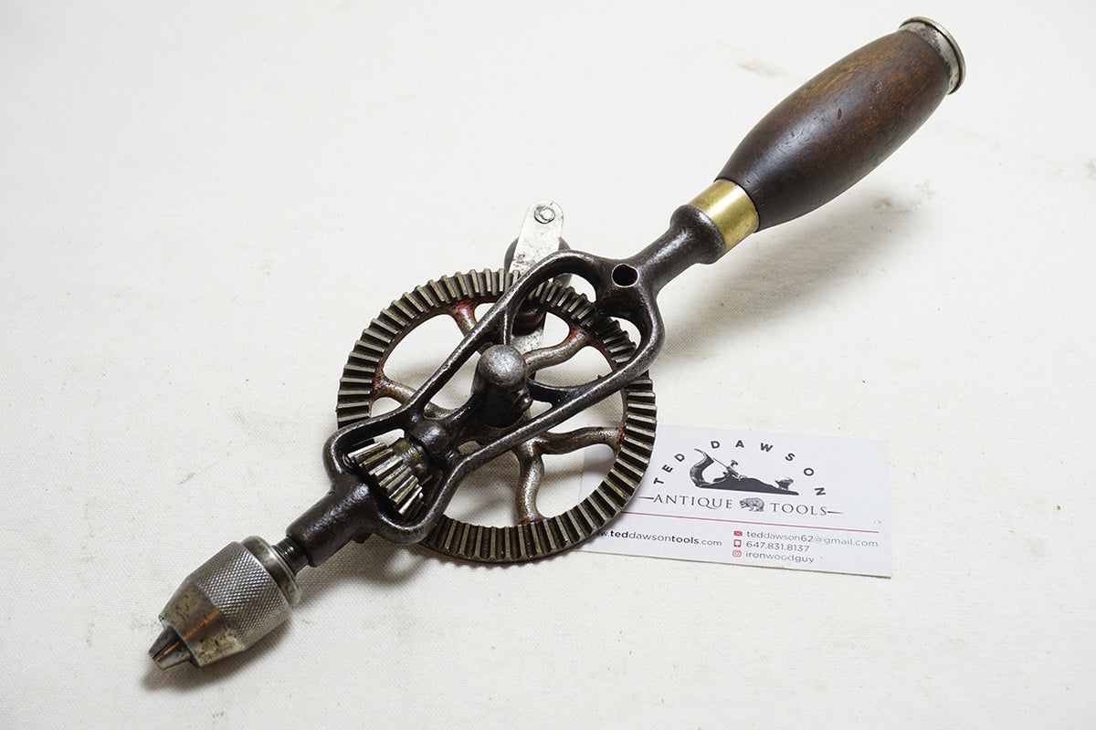 EARLY GOODELL BROTHERS 1891 PATENT HAND DRILL – Ted Dawson Antique Tools