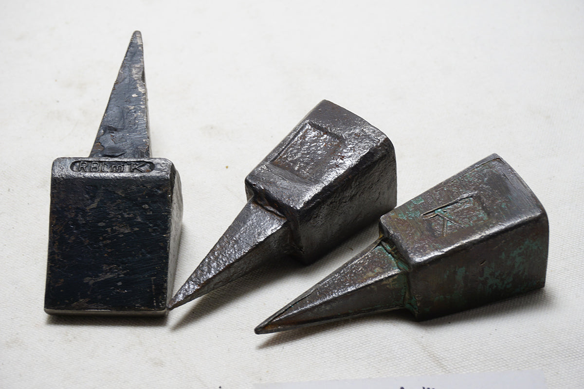 TRIO OF BENCH STAKE ANVILS - JEWELLERS – Ted Dawson Antique Tools