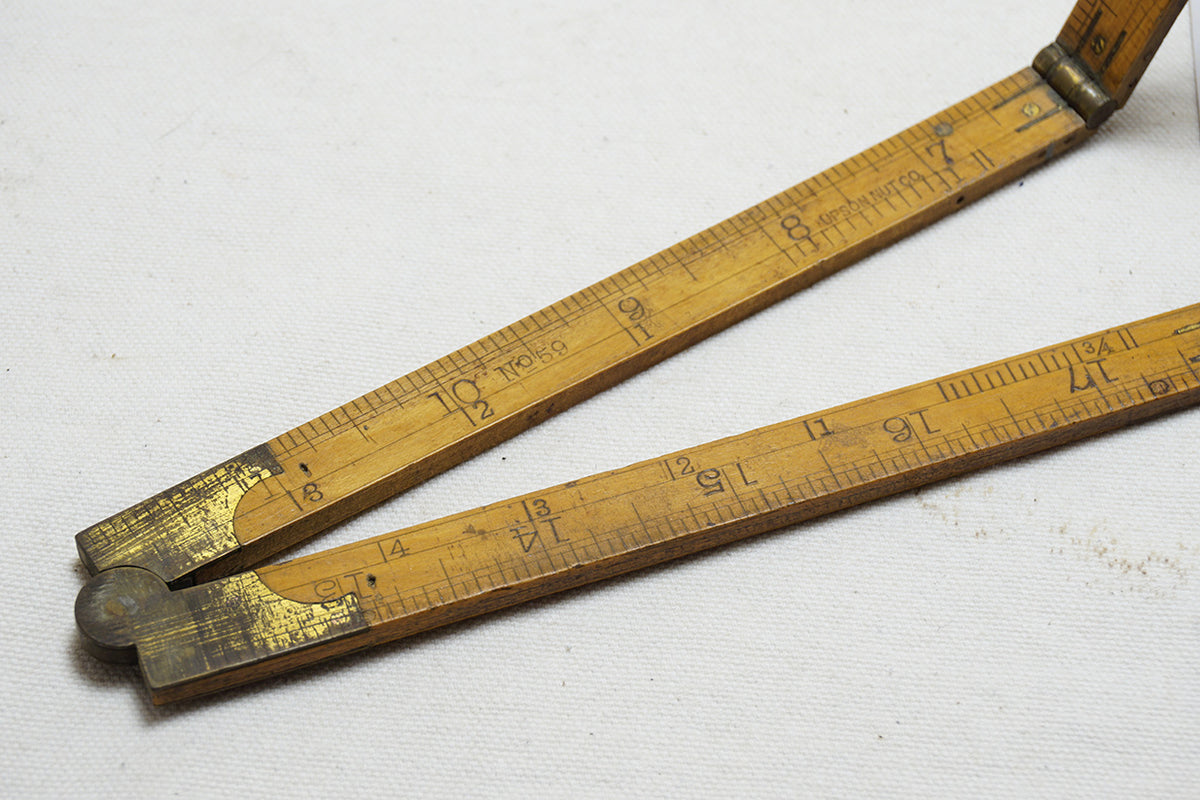 UNCOMMON UPSON NUT NO. 59 DOUBLE ARCH FOLD RULE - 2 FT 2 FOLD – Ted ...