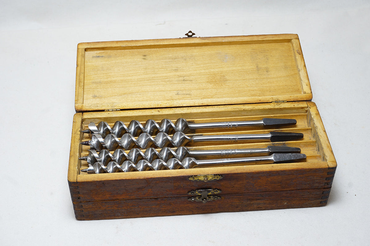 FINE & COMPLETE SET OF RUSSELL JENNINGS SPUR AUGER BITS – Ted Dawson ...