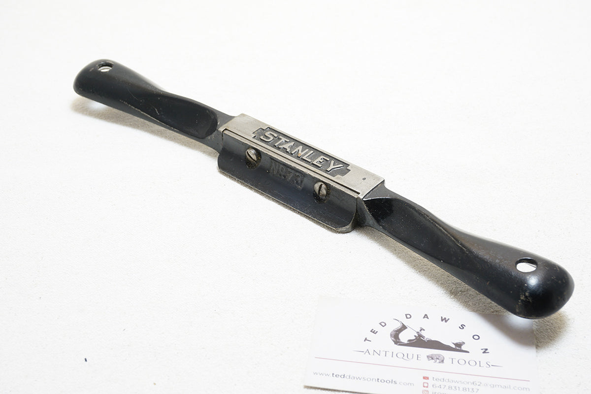 MINT! STANLEY NO. 73 RAZOR EDGE SPOKESHAVE – Ted Dawson Antique Tools