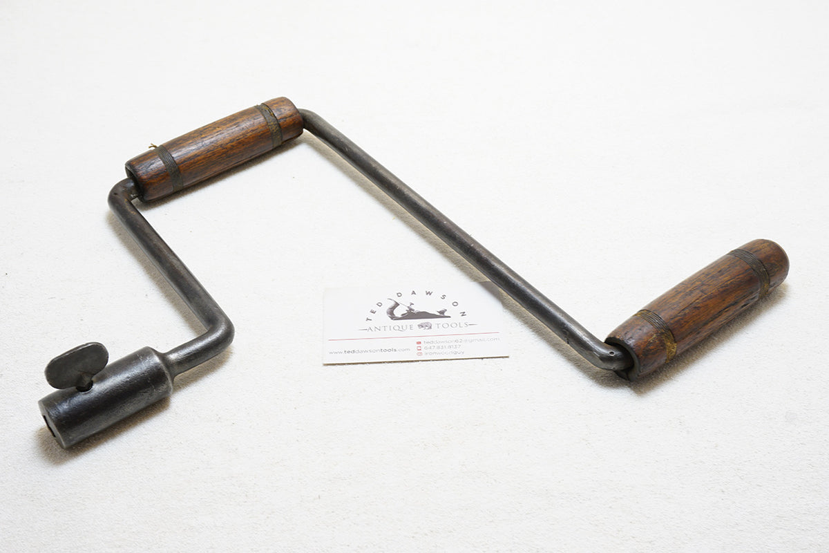 EARLY UNUSUAL WHIMBLE STYLE HAND MADE BRACE WITH SCREW LOCK – Ted ...