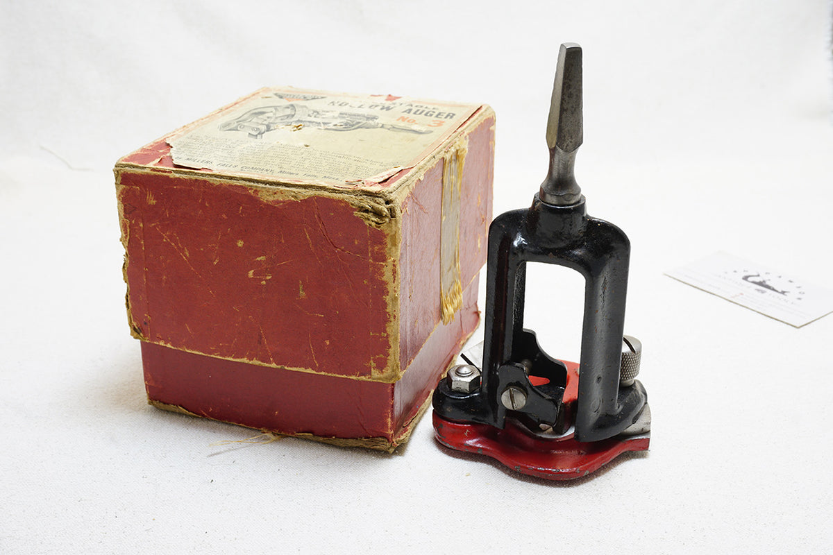 MIB MILLERS FALLS ADJUSTABLE HOLLOW AUGER NO 3 – Ted Dawson Antique Tools