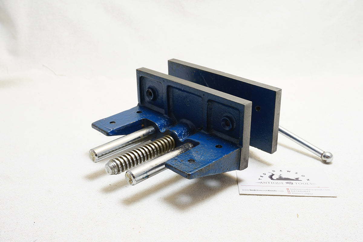 FINE RECORD NO. 50 FRONT BENCH VISE WITH DECAL – Ted Dawson Antique Tools