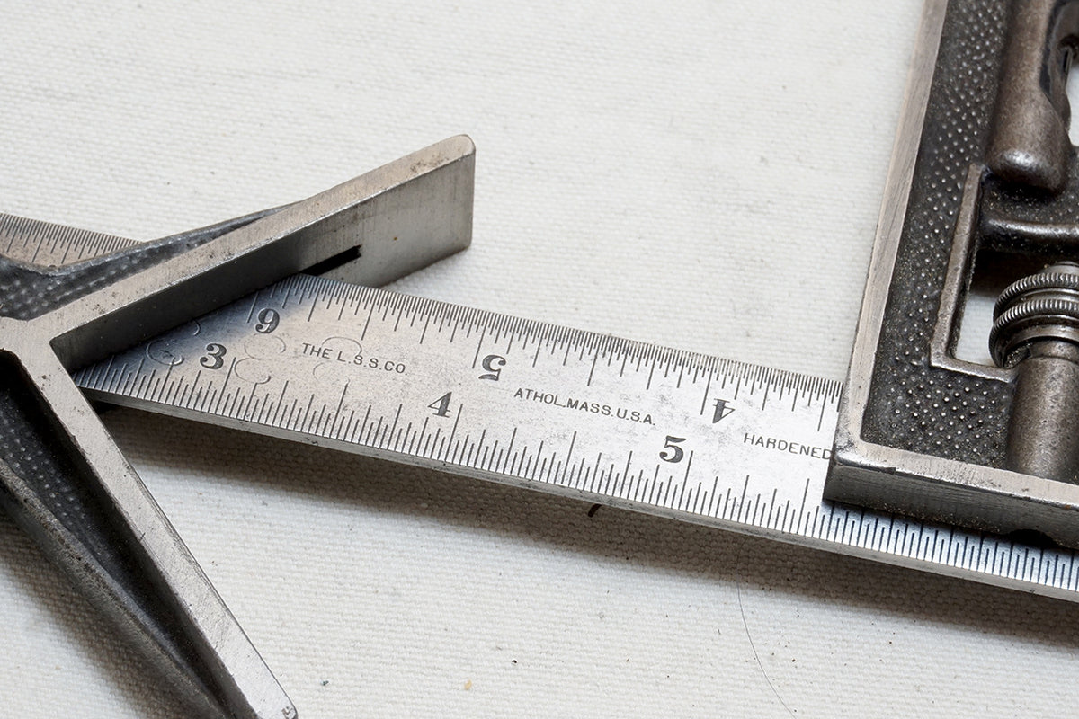 EXCELLENT STARRETT 9" 3 PCE MACHINIST COMBINATION SQUARE – Ted Dawson ...