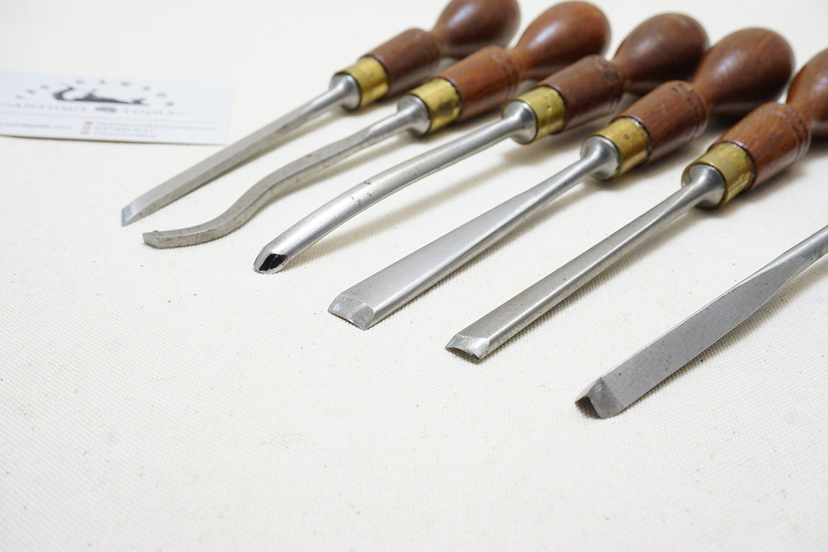 FINE MARPLES NO. 152 CARVING TOOL SET – Ted Dawson Antique Tools