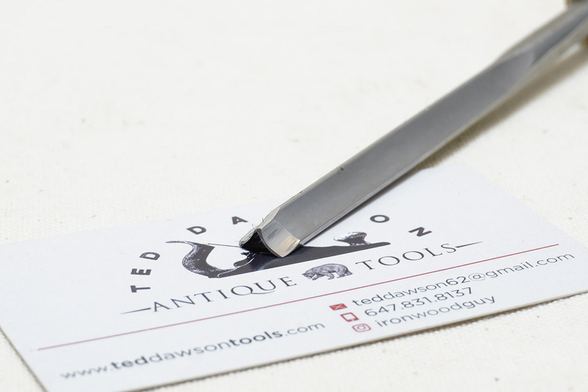 FINE PFEIL NO. 22 SWEEP WING PARTING V CHISEL - 8MM – Ted Dawson ...