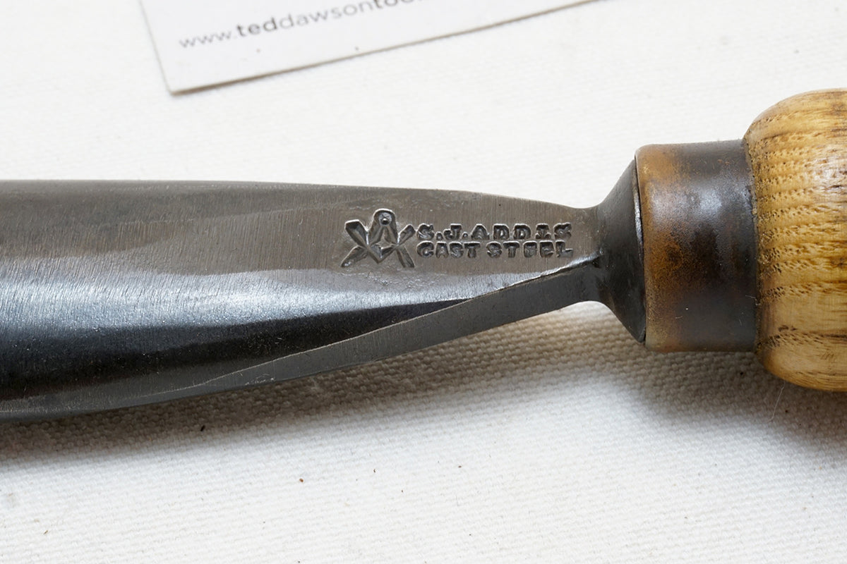 FINE LARGE NO 8 S. J. ADDIS CARVING GOUGE - 1 1/2" – Ted Dawson Antique ...